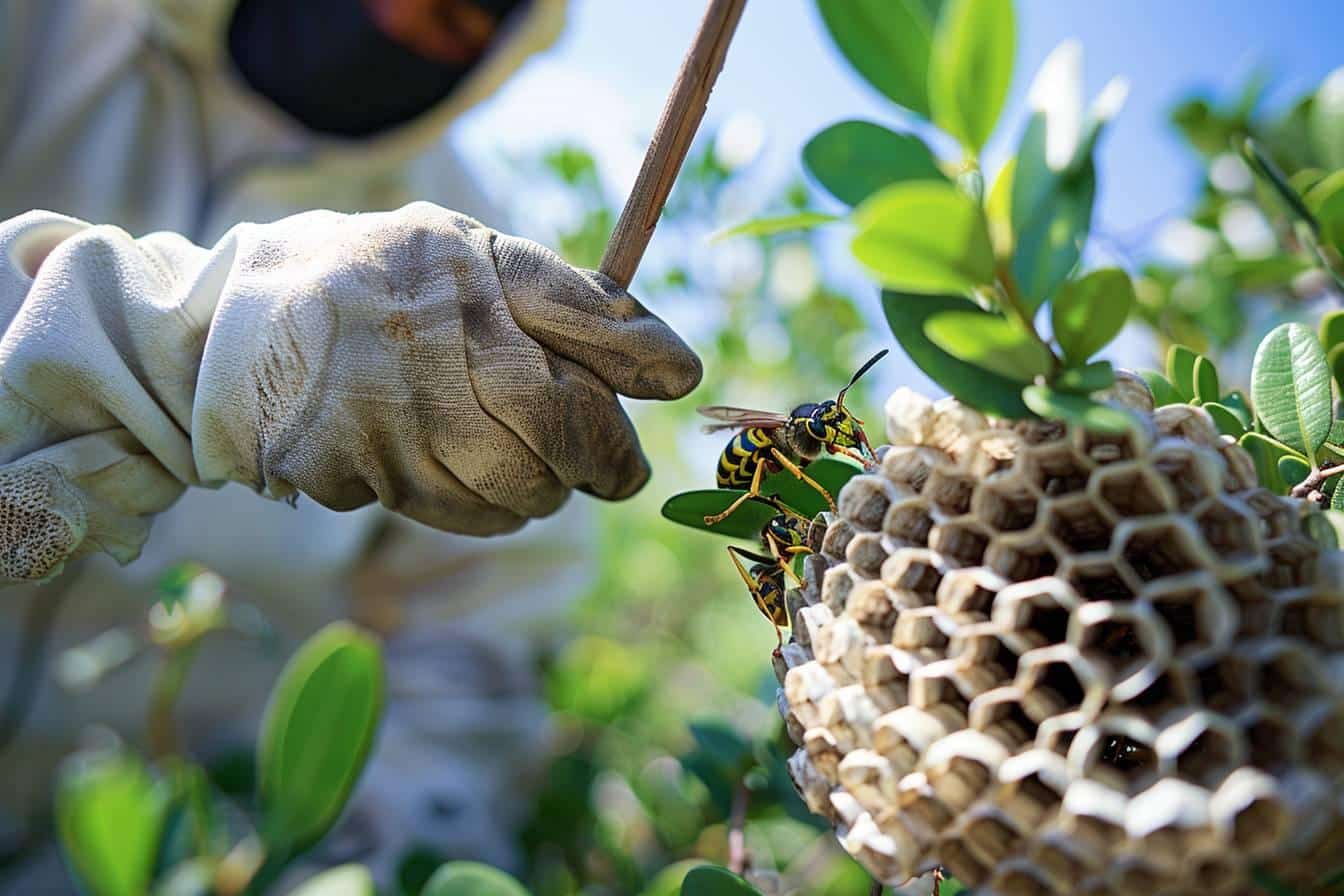 comment retirer un nid de bourdon